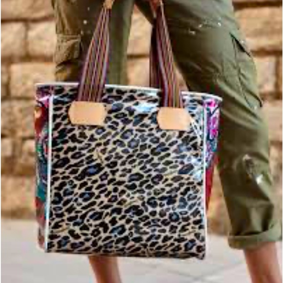 Consuela | Bags | Consuela Bag Tote Purse Leopard Jaguar Mel Chica Bag ...